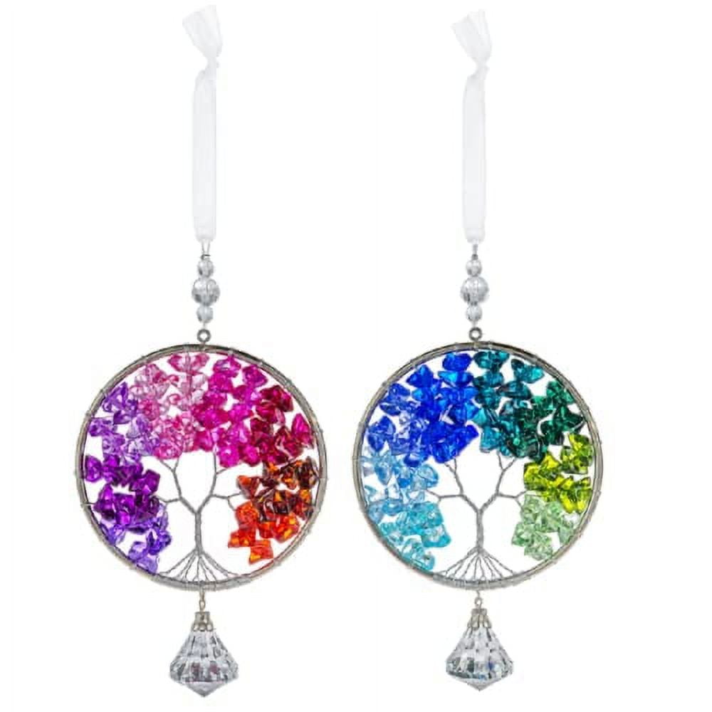 Ganz Tree of Life Pendant Ornaments, 12.75-inch Length, Acrylic and ...