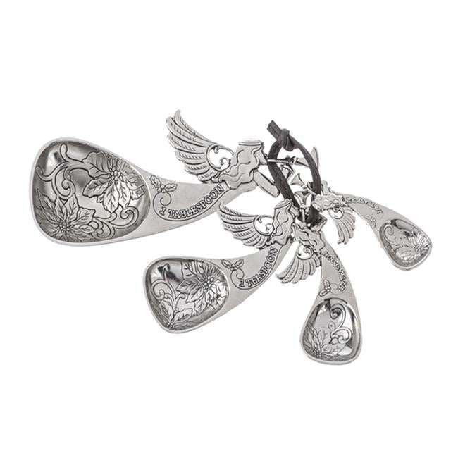 Ganz USA 223763 Angel Measure Measuring Spoons, Silver - 4 Piece ...