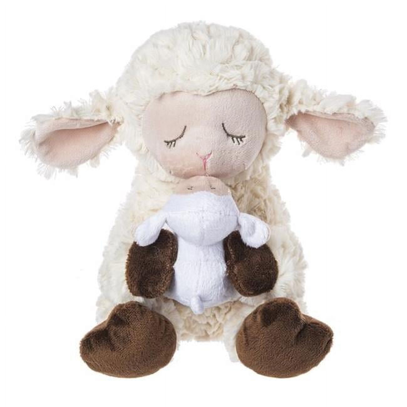 Ganz USA 251023 10 in. Mama Sheep & Baby Lamb Plush Toy - Walmart.com