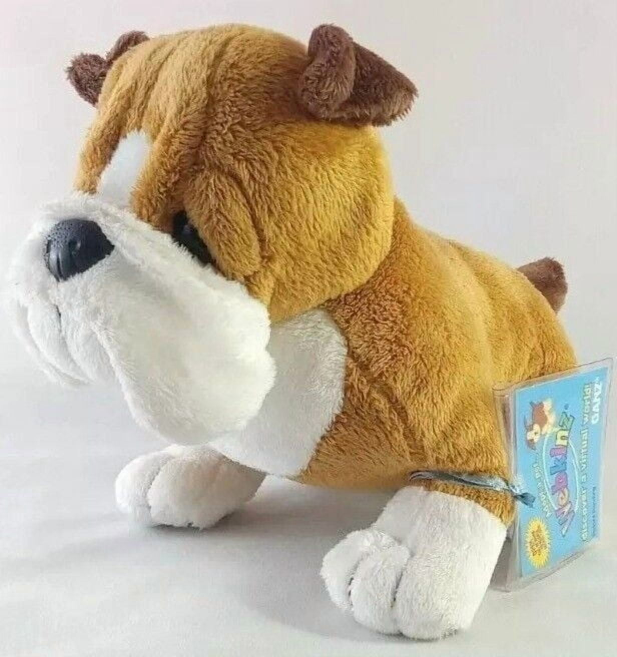 Ganz Webkinz - BULLDOG (WITH SEALED CODE 8" Plush)(BONUS 1 FUN CHOPS ...