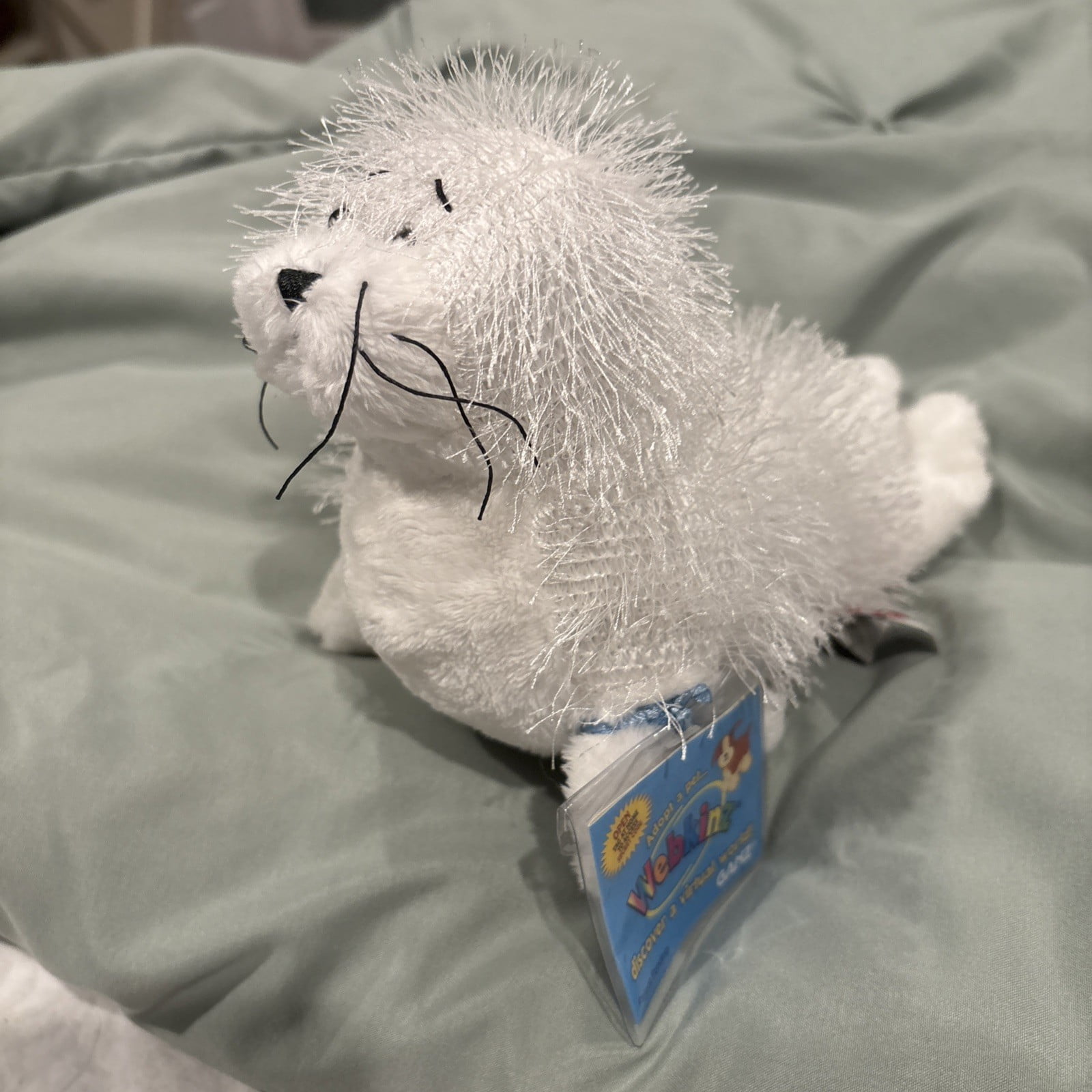 Ganz Webkinz - White Seal HS023( With New Webkinz Sealed Code)(BONUS 1 ...