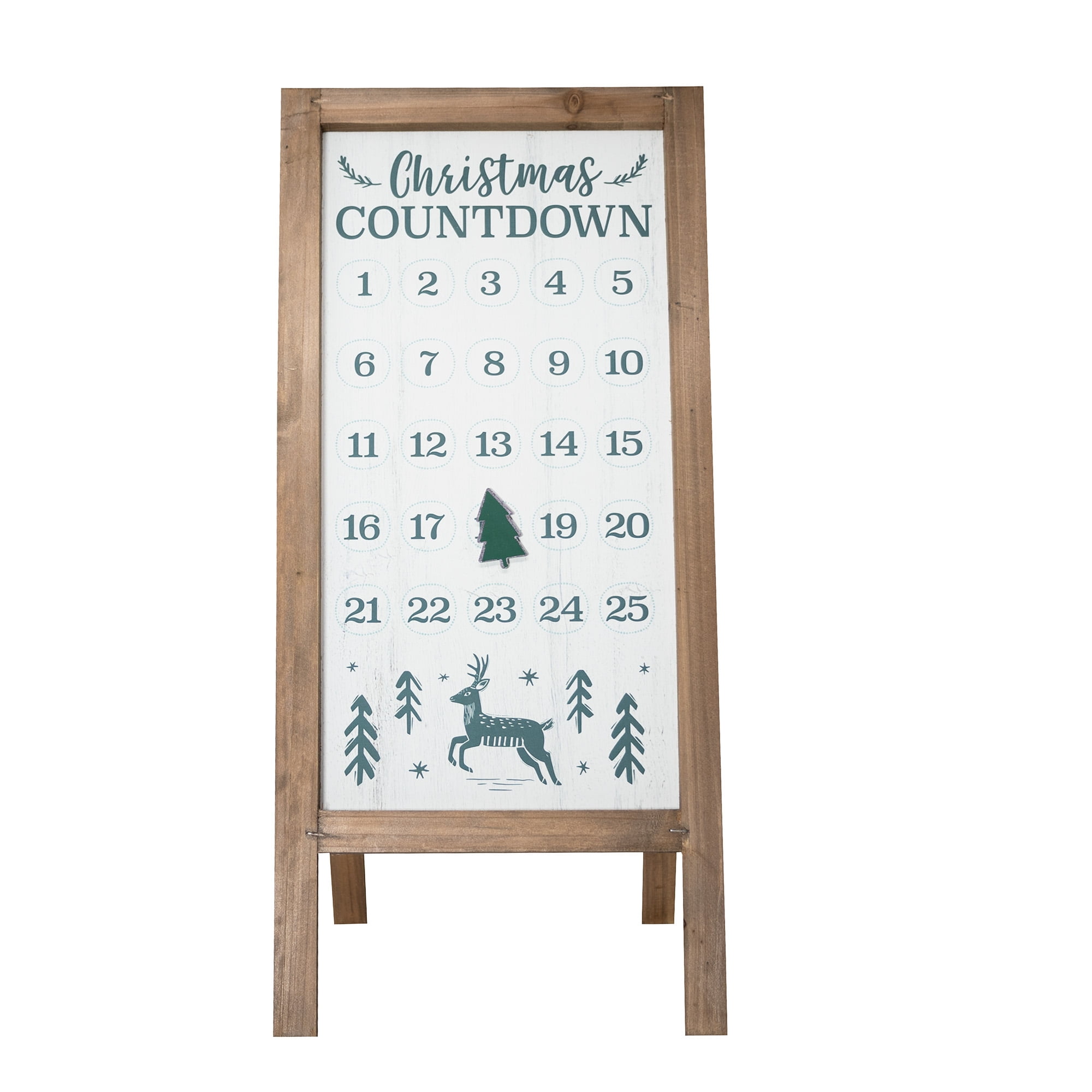 Ganz Wintergreen Christmas Holiday Advent Calendar With Magnetic Tree ...
