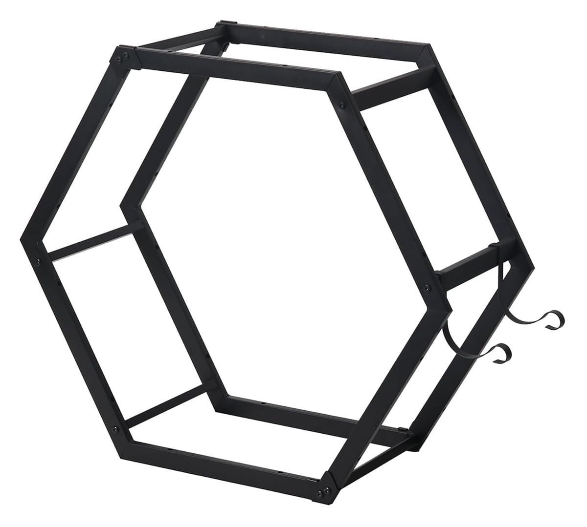 Gao Ge Heavy Duty Hexagon Firewood Storage Racks for Indoor/Outdoor ...