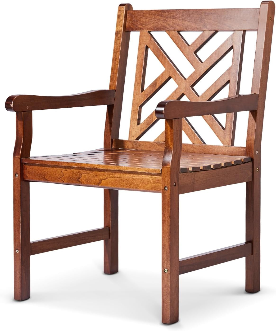 Gao-J Outdoor Dining Chairs, Heavy Duty 330 LBS Wooden Patio Chairs ...