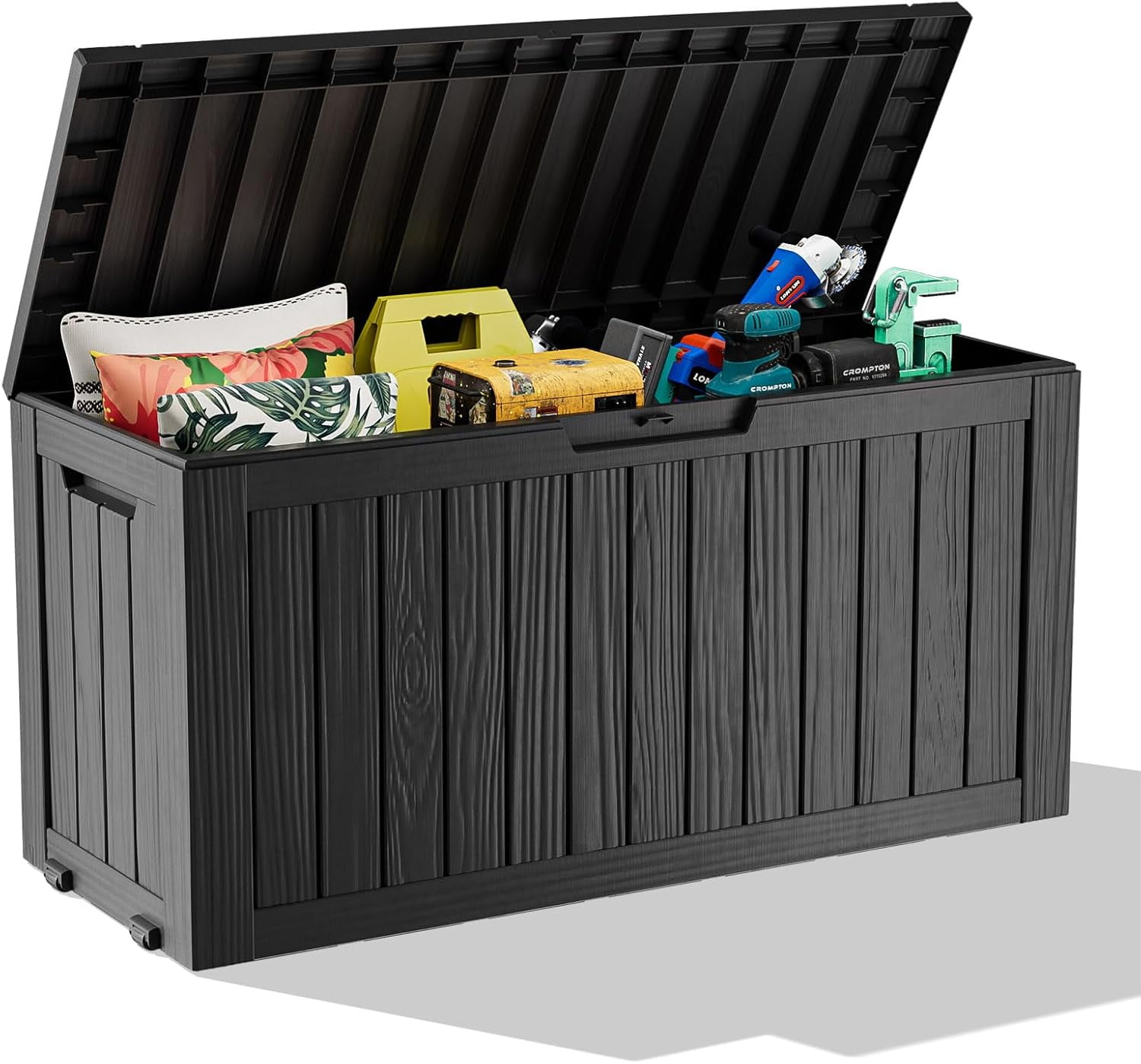 Gao-J Outdoor Storage Housing Deck Box - Waterproof Patio Furniture, Garden Tools, Cushions ...