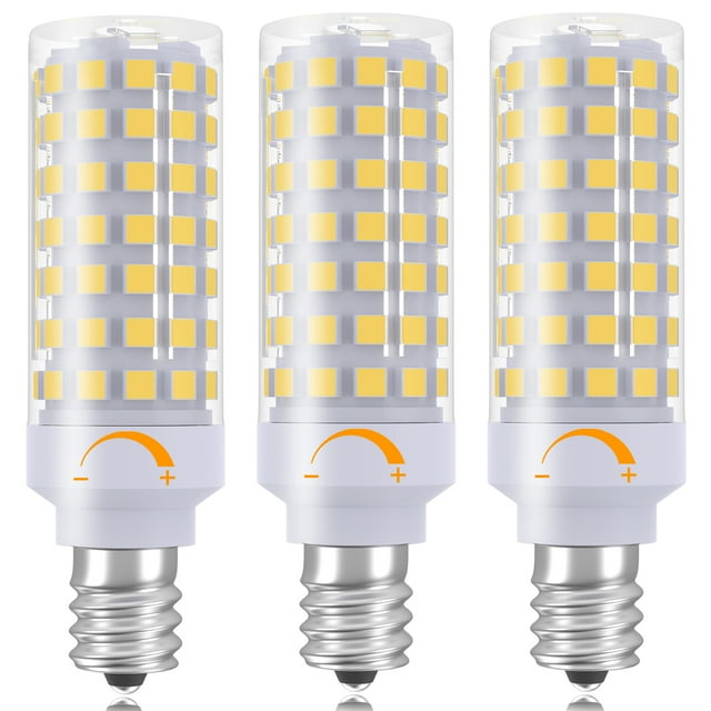 Gaormii E12 LED Candelabra Bulbs, 60 Watt Halogen Bulb Equivalent,3000K ...