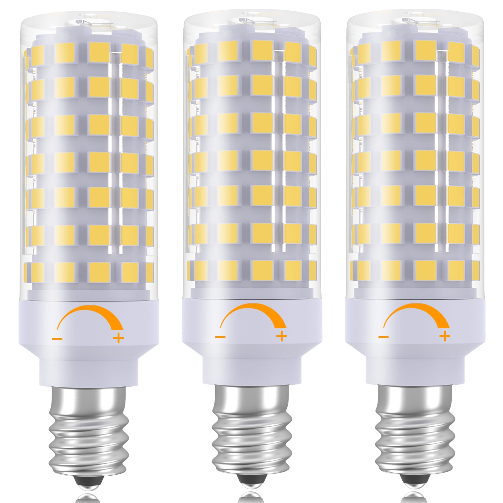 Gaormii E12 LED Light Bulb Dimmable, 60W Haloge Bulb Replacement 120V ...