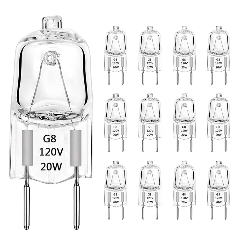 Gaormii G8 Halogen Bulb 35W 120V, Dimmable T4 JCD Base, 350 Lumens for ...