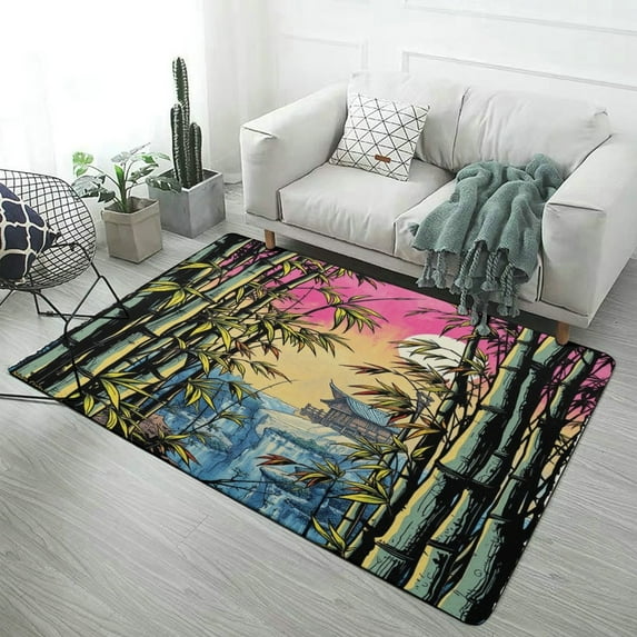 Gaosheng Bamboo Carpet for Living Room Luxury Home Rations Sofa Coffee ...