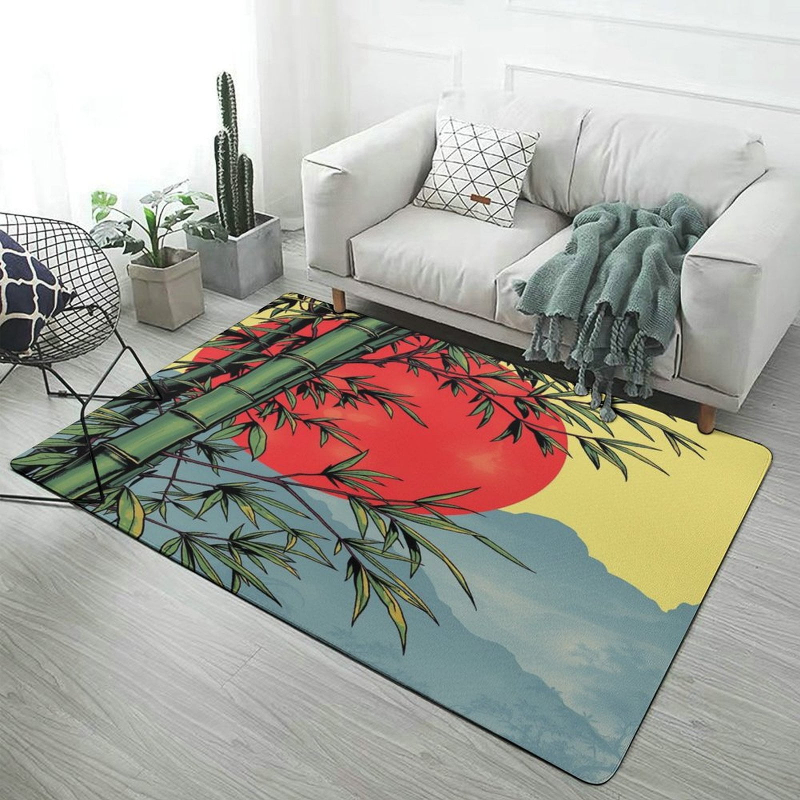 Gaosheng Bamboo Carpet for Living Room Luxury Home Rations Sofa Coffee ...