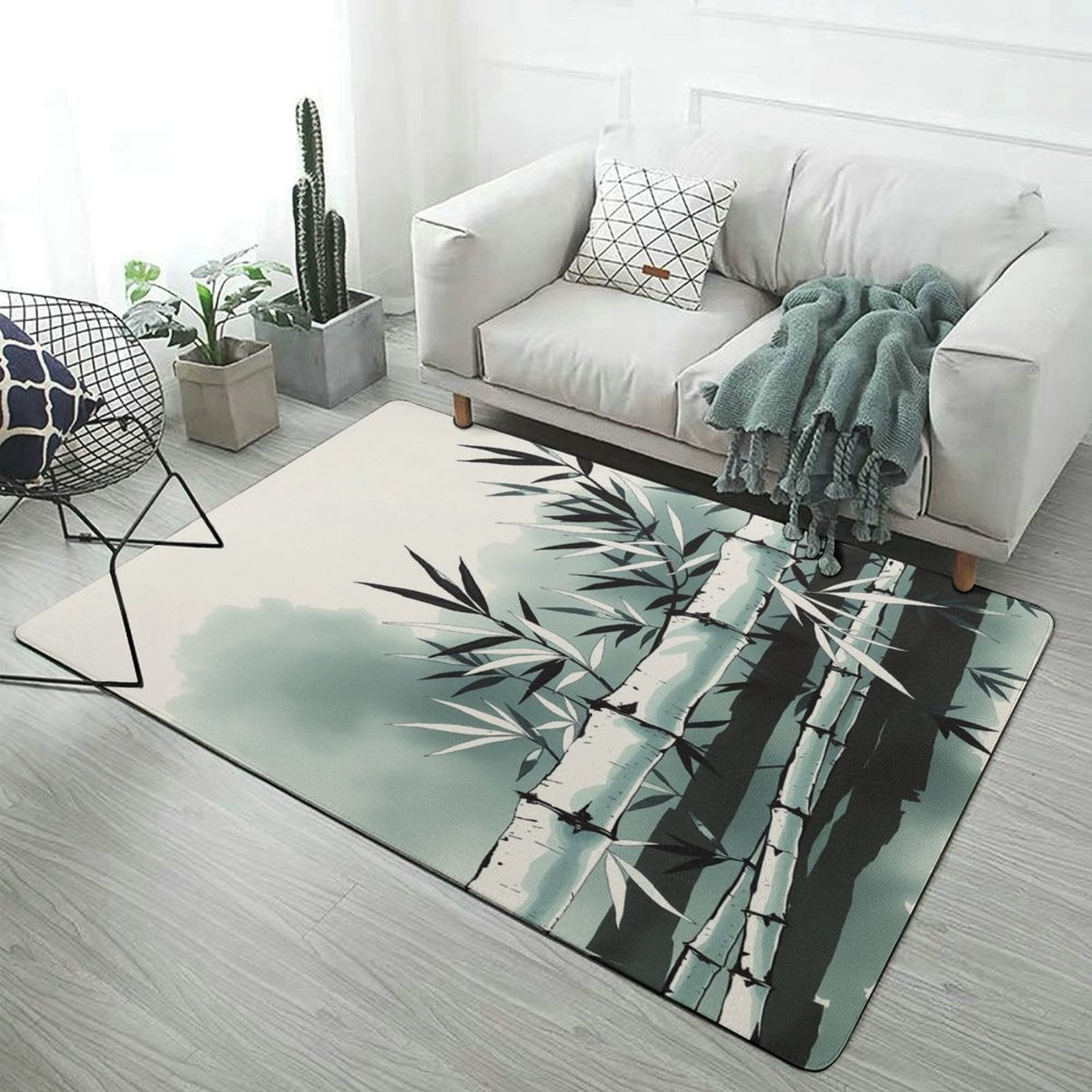 Gaosheng Bamboo Carpet for Living Room Luxury Home Rations Sofa Coffee ...