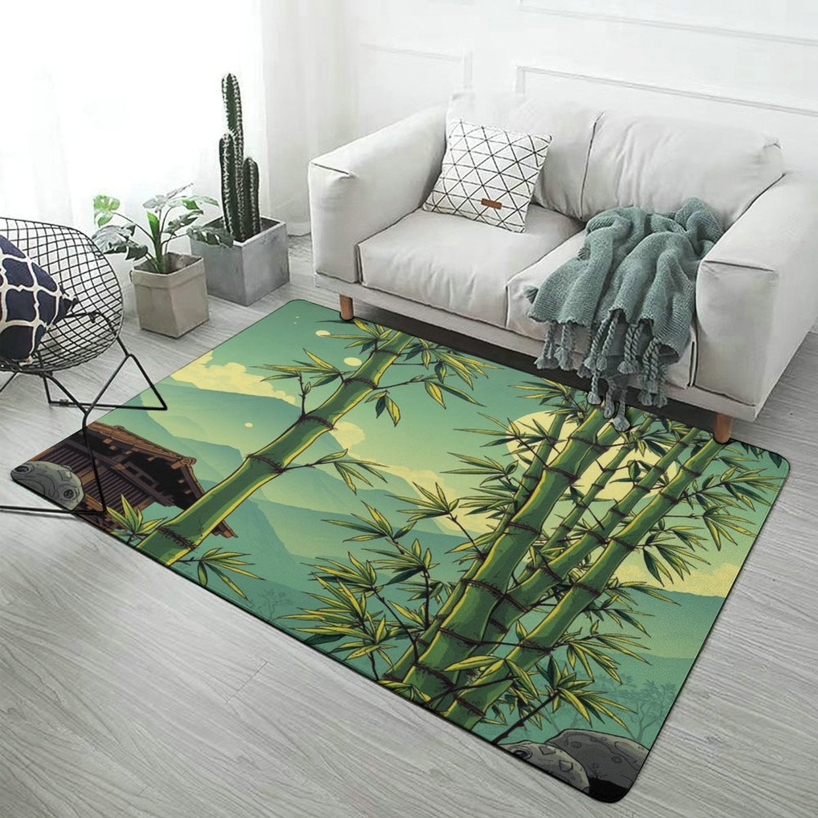 Gaosheng Bamboo European Living Room Carpets Rugs Luxury Bedroom Study ...