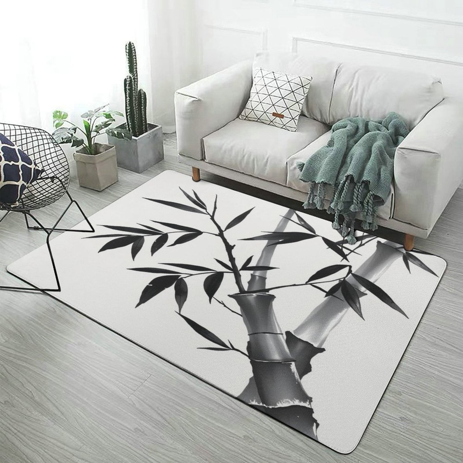 Gaosheng Bamboo European Living Room Carpets Rugs Luxury Bedroom Study ...