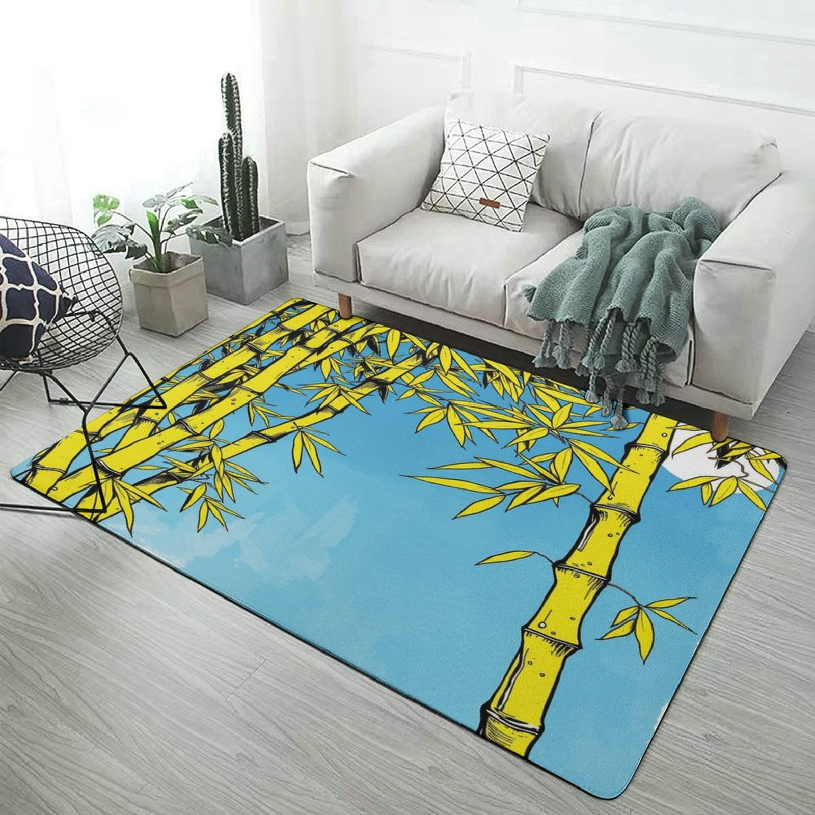 Gaosheng Bamboo European Living Room Carpets Rugs Luxury Bedroom Study ...