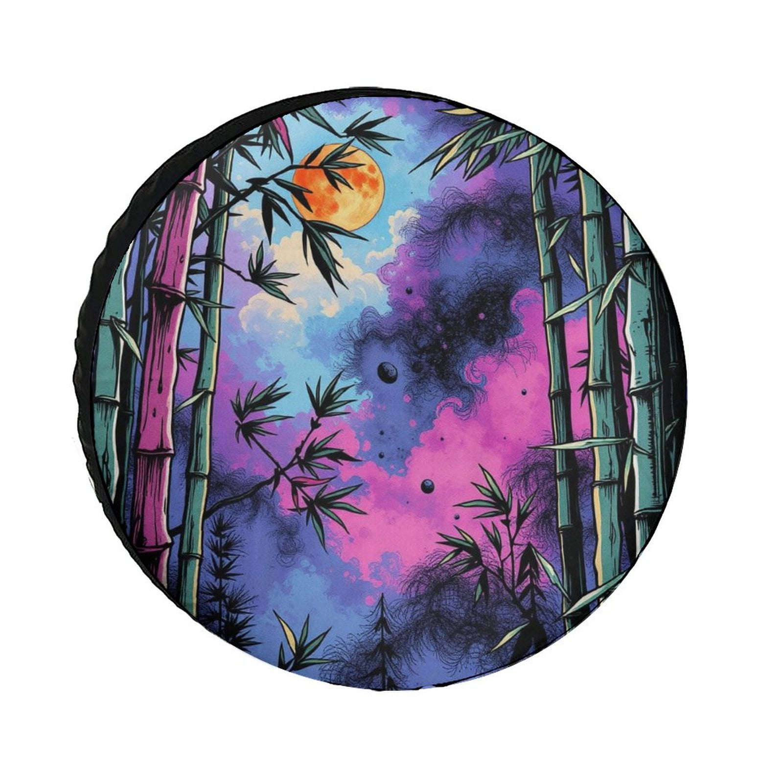 Gaosheng Bamboo Spare Tire Cover Universal Waterproof Dust Proof Wheel Covers Fit for Trailer Rv ...