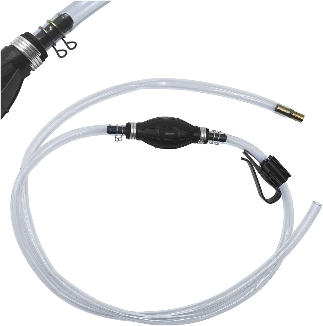 Gaow Gasoline Siphon Hose Pump, Manual Fuel Transfer Pump, High Flow ...