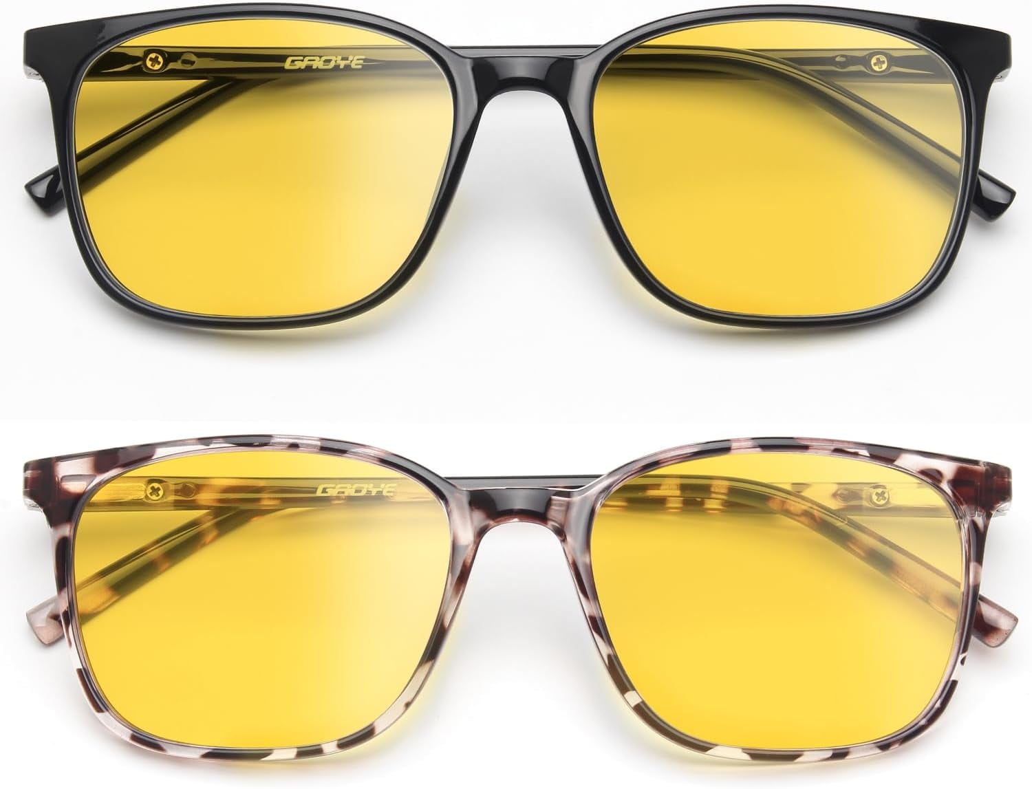Gaoye Blue Light Blocking Glasses Women/Men, Computer Gaming Fake ...