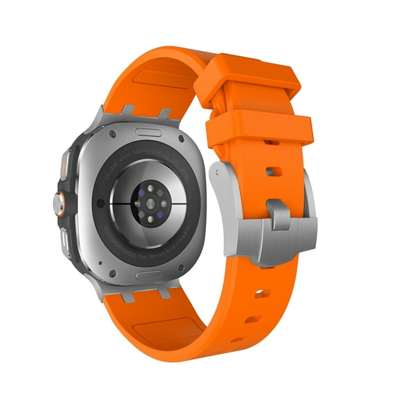 No Gap Bands Compatible with Samsung Galaxy Watch Ultra 47mm (2025/2024), Soft Silicone Sport ...