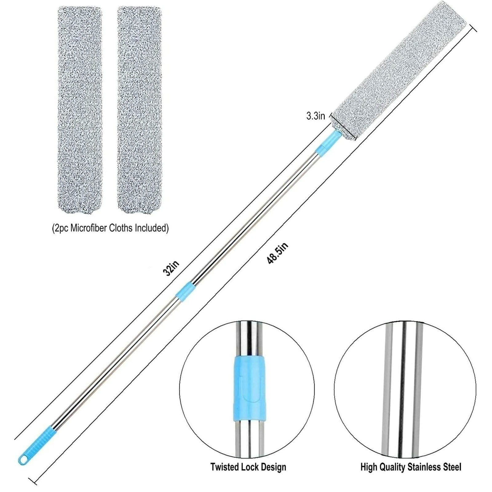 Gap Dust Cleaner Brush Replacement,Microfiber Dusting Cloths,Flat ...
