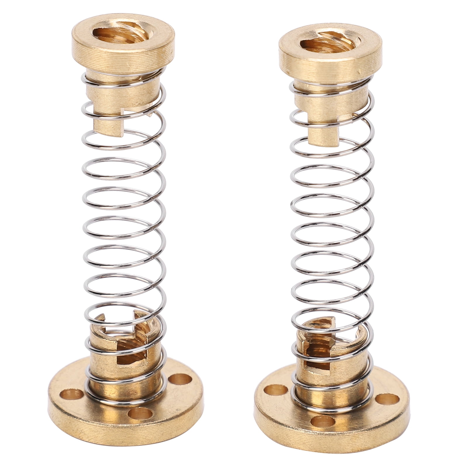 Gap Eliminate Nut T8 Anti Clearance Spring Brass Lead Thread Nut 3D ...