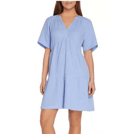 Gap Gauze Dress Large Blue - Walmart.com
