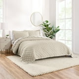 Gap Home Washed Frayed Edge Organic Cotton Quilt, Full/Queen, Khaki ...