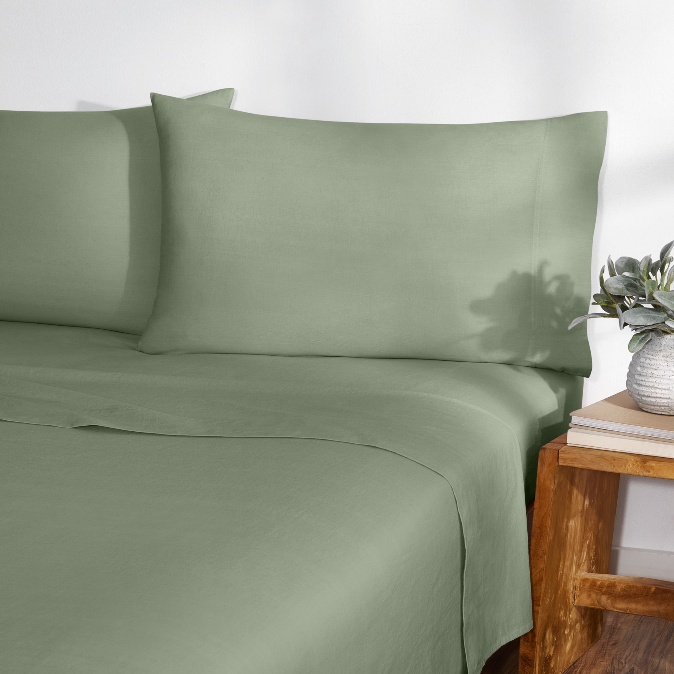 Gap Home Yarn Dyed Organic Cotton Washed Chambray Sheet Set, Deep ...