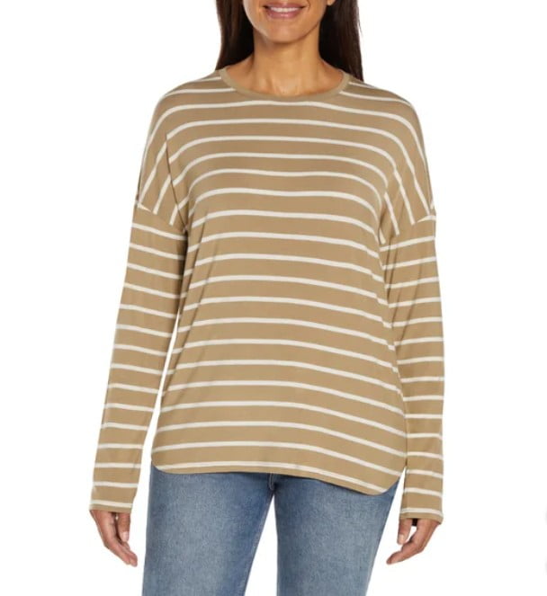 Gap Ladies' Drop Shoulder Top, Tan, Medium - Walmart.com