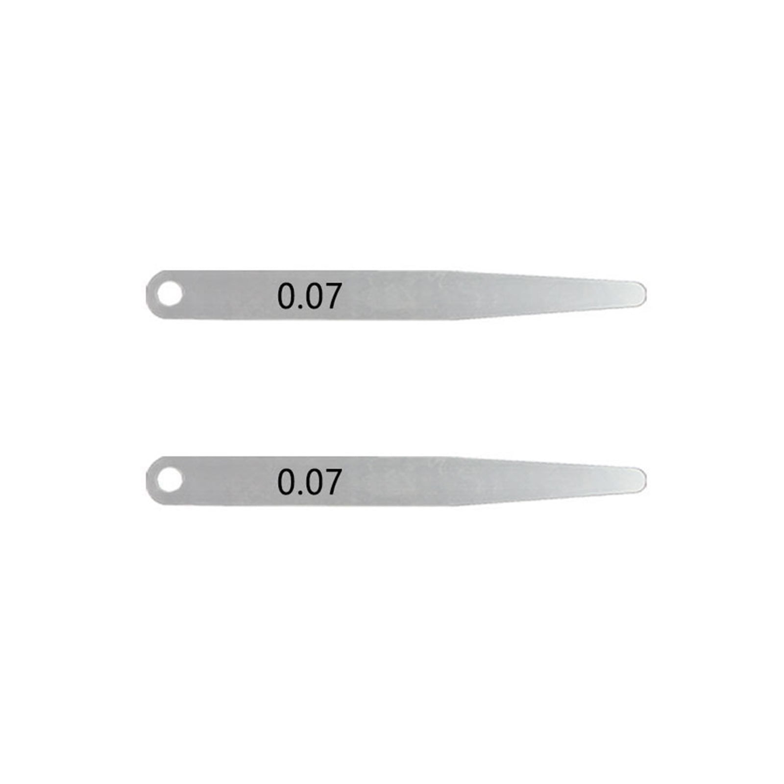 Gap Measuring Tool, 2pcs Feeler Meters Metric Thickness Feeler Gauge 0. ...