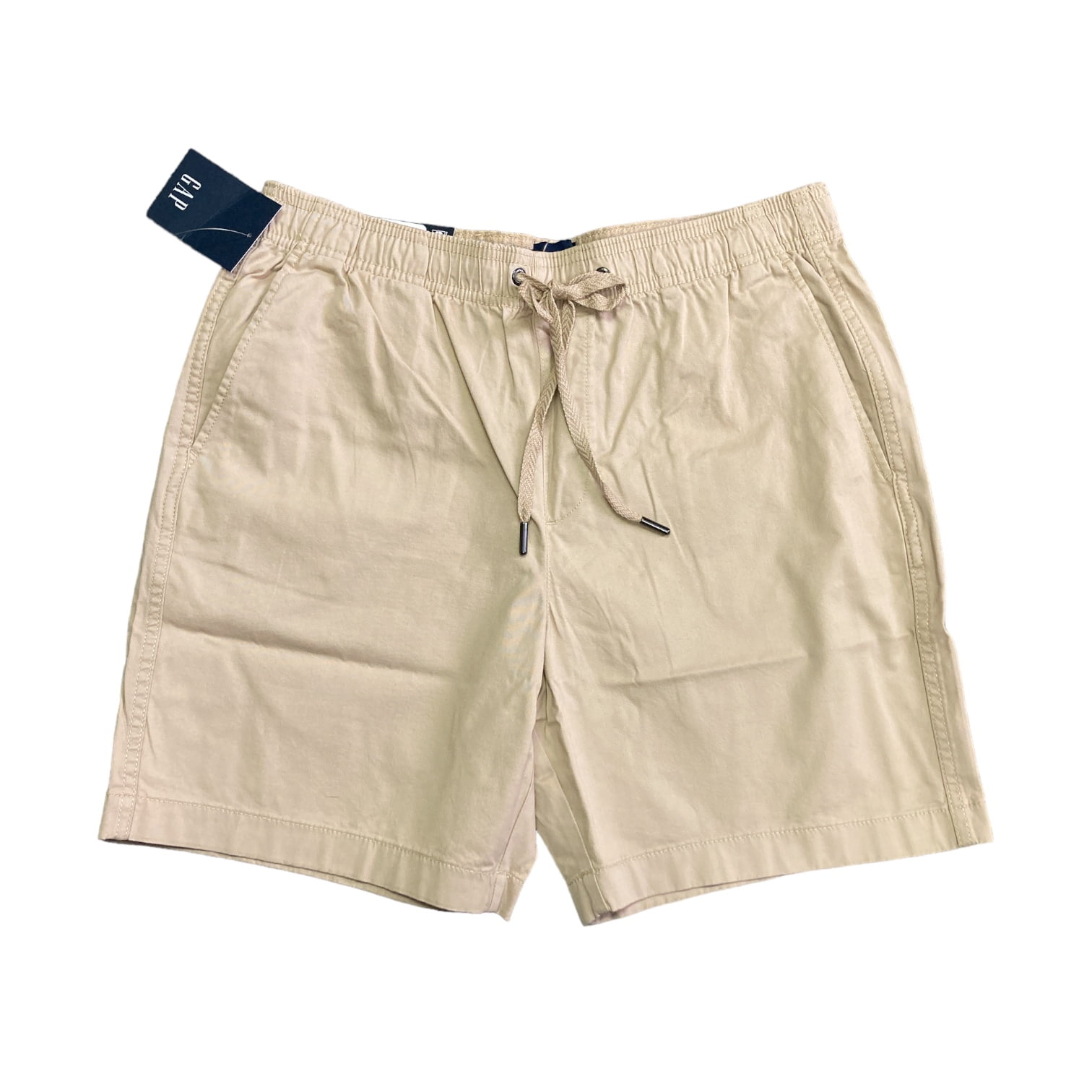 Gap Men's 7" Inseam Elasticized Waistband Stretch Twill Pull On Short ...