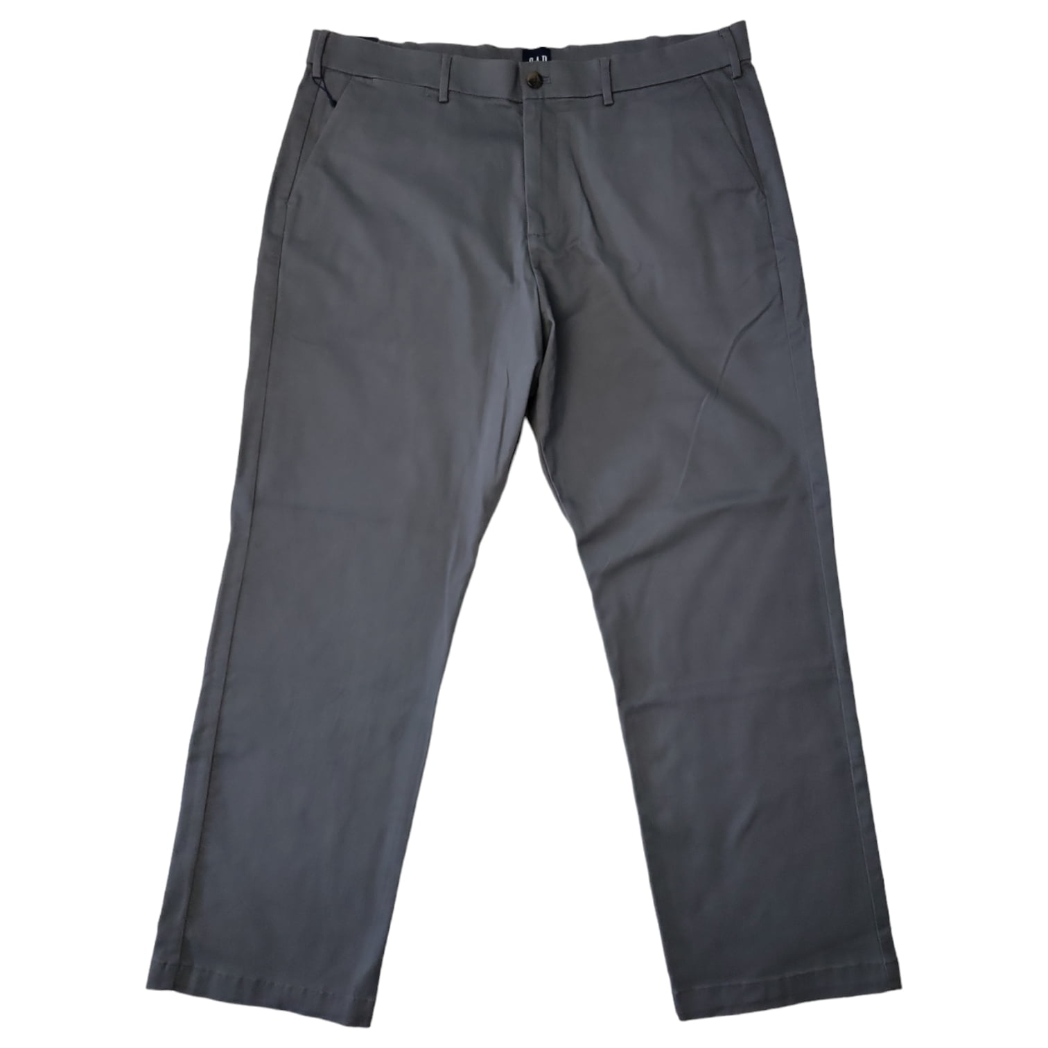 Gap Men's Easy Care Button/Zip Closure 5-Pocket Straight Fit Chino Pant ...