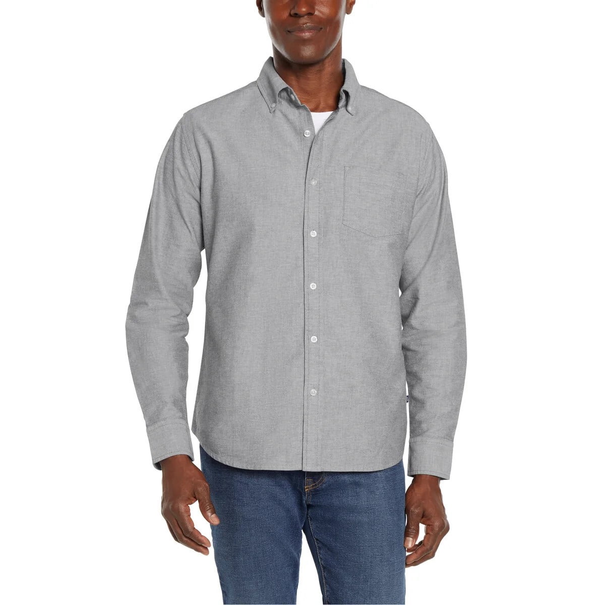 Gap Men's Oxford Long Sleeve Button up Shirt - Walmart.com