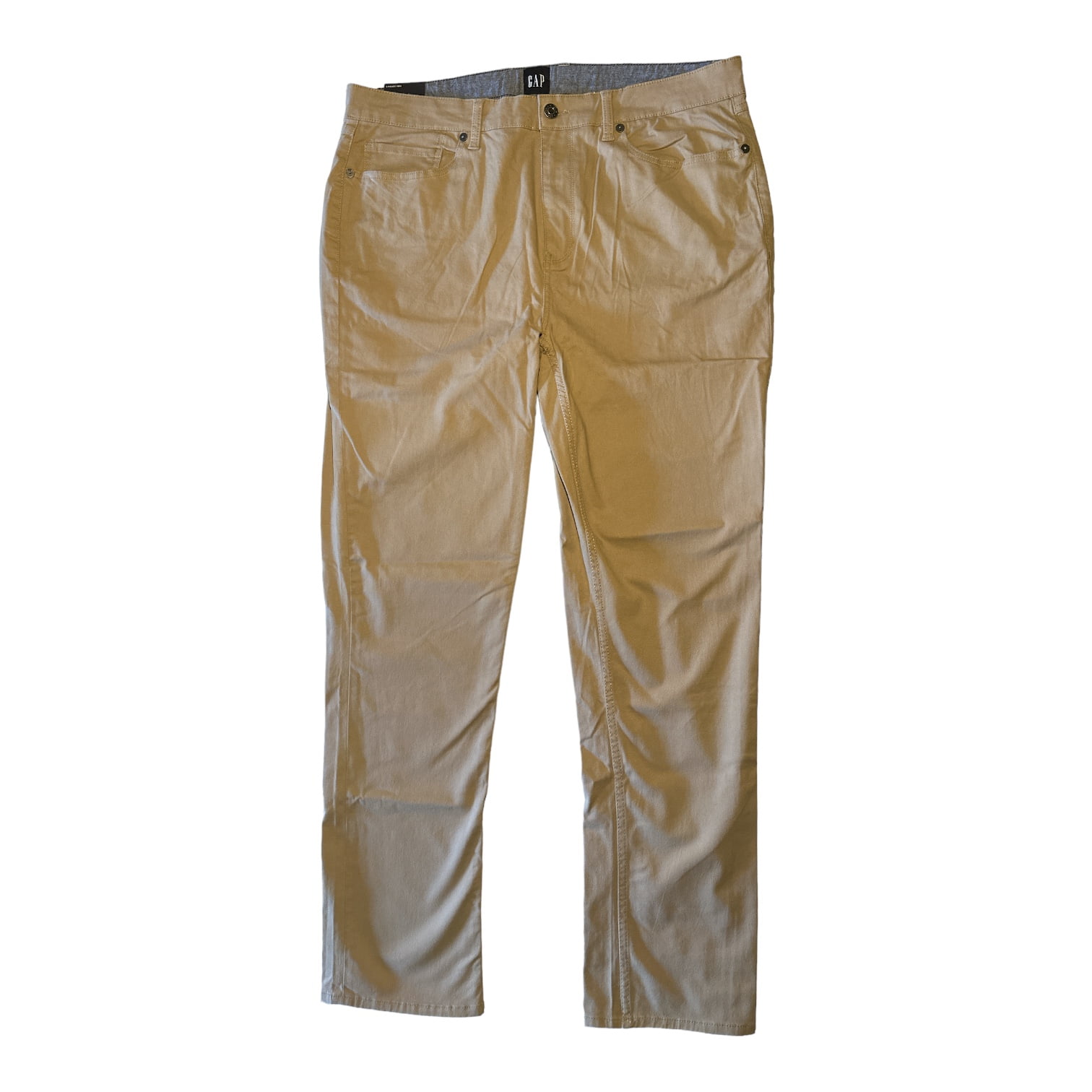 Gap Men's Super Soft Stretch Twill 5 Pocket Slim Fit Pant (Chinchilla ...