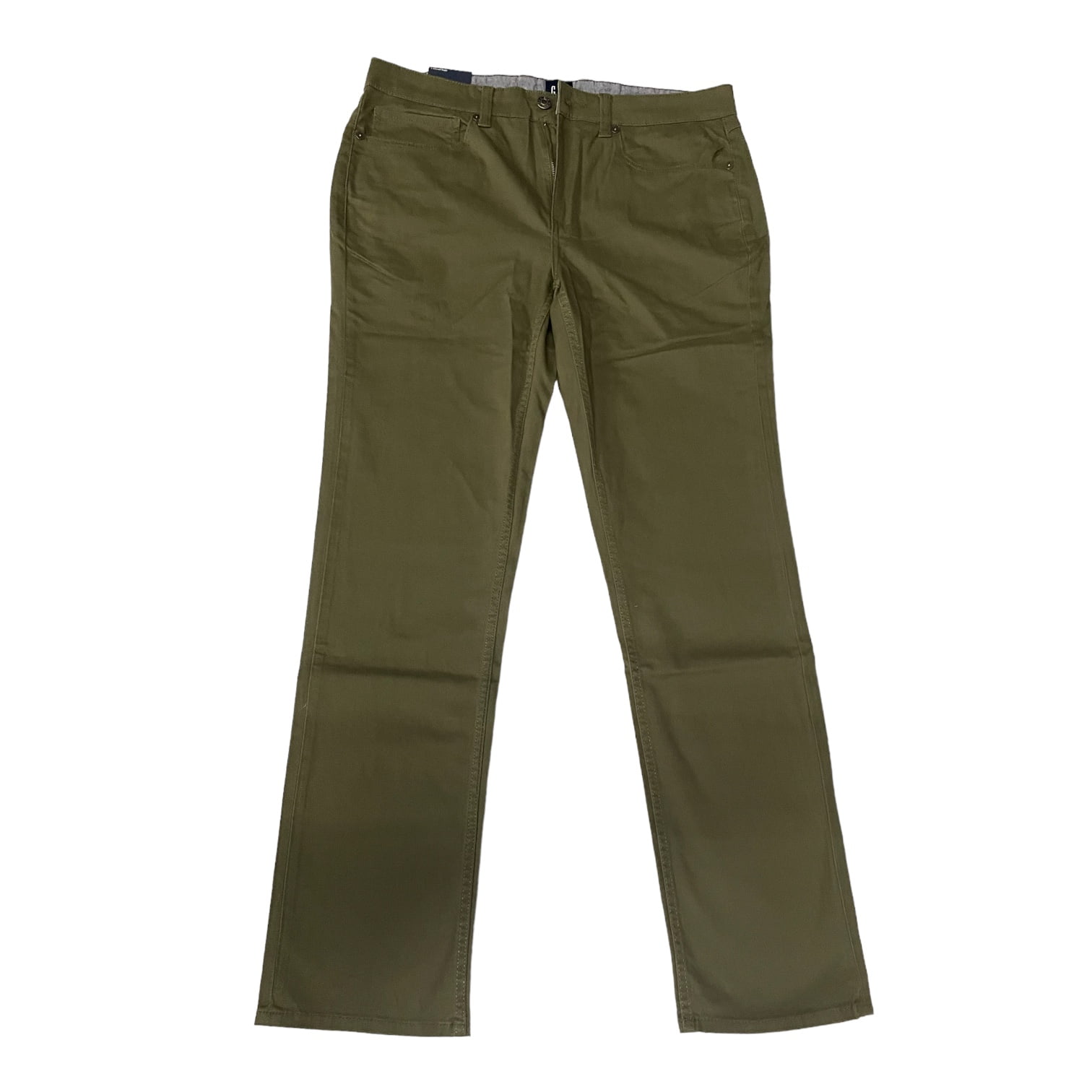 Gap Men's Super Soft Stretch Twill 5 Pocket Slim Fit Pant (Olive Night ...