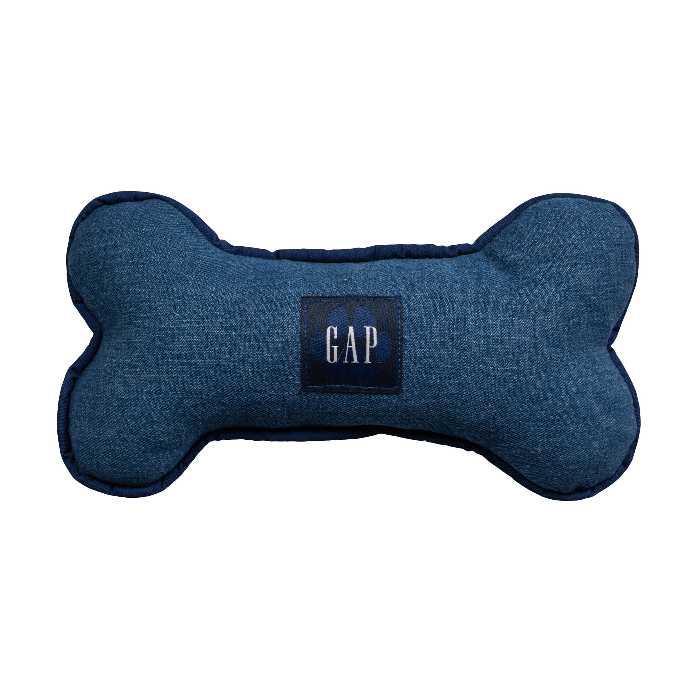 Gap Pet, Dog Toys, Plush Denim Bone Shaped Squeaker Gap Pet Toy, Blue, OS - Walmart.com