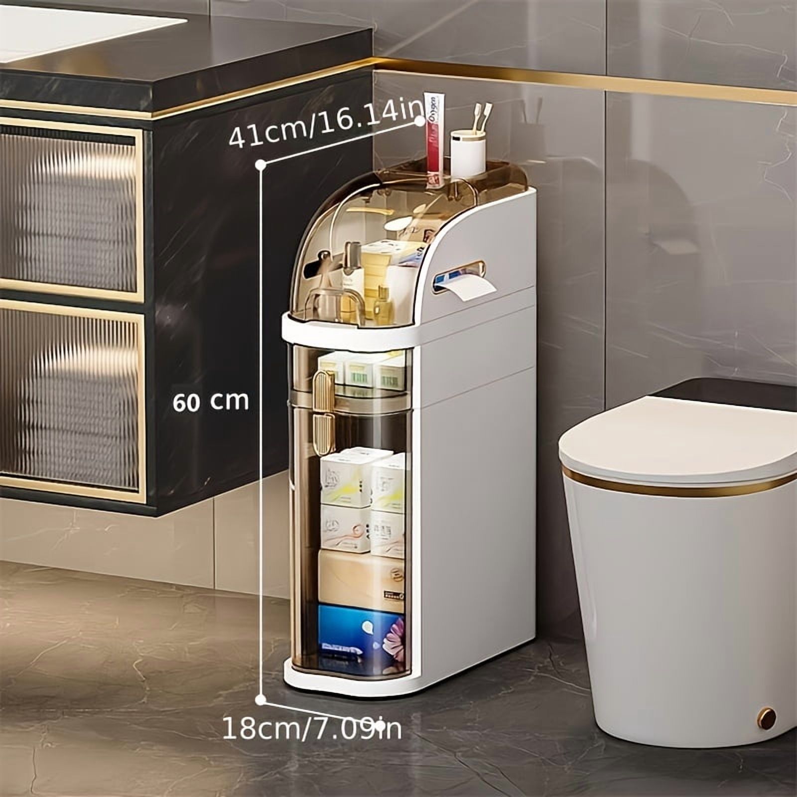 [Gap Storage Cabinets] 2/3/4 Floors Narrow Gap Storage Cabinets - Multi ...