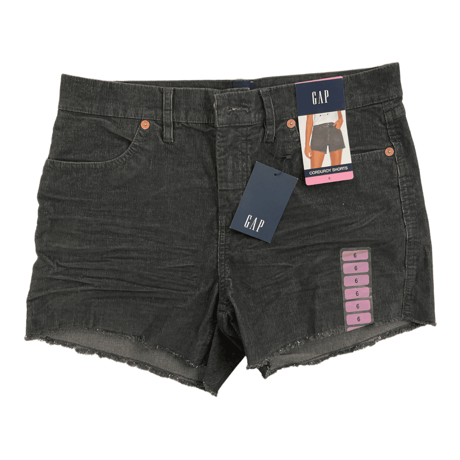 GAP Women's Clothing, Frayed Hem Corduroy Stretch Cut Off Shorts ...
