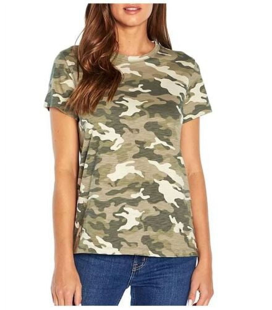 Gap Women's Relaxed Fit Short Sleeve Cotton Slub Basic Tee (Olive Camo, XXL) - Walmart.com