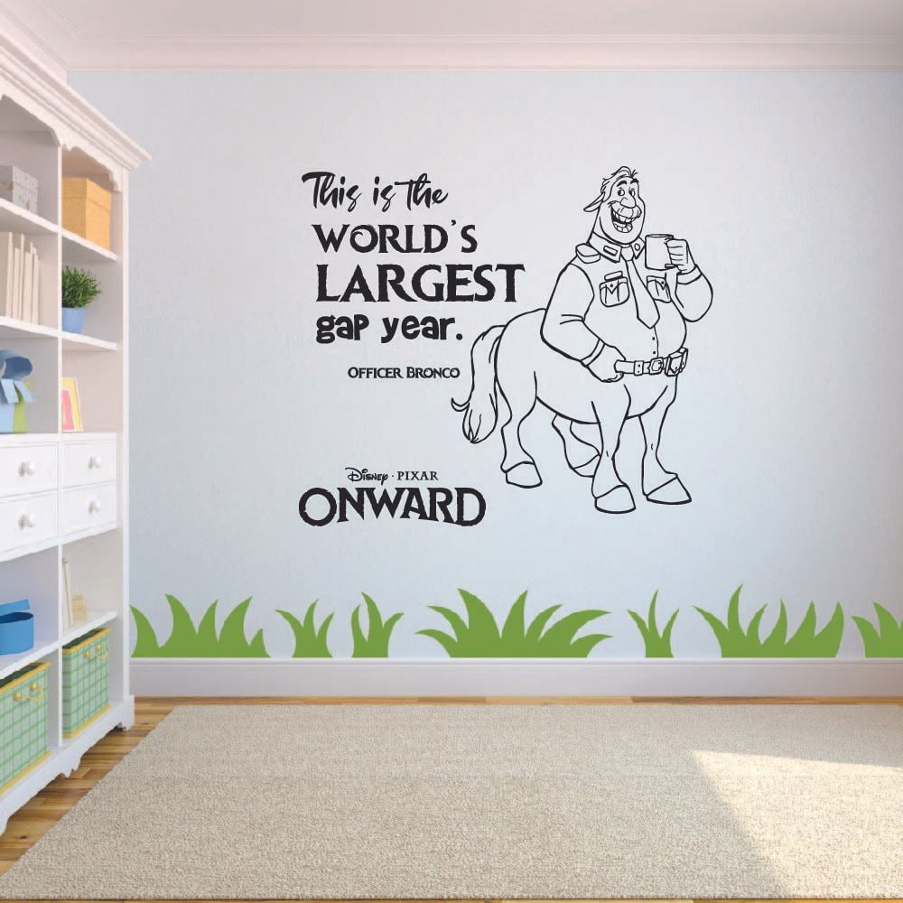 Gap Year Officer Bronco Quote Brothers Movie Kids Cartoon Wall Sticker ...