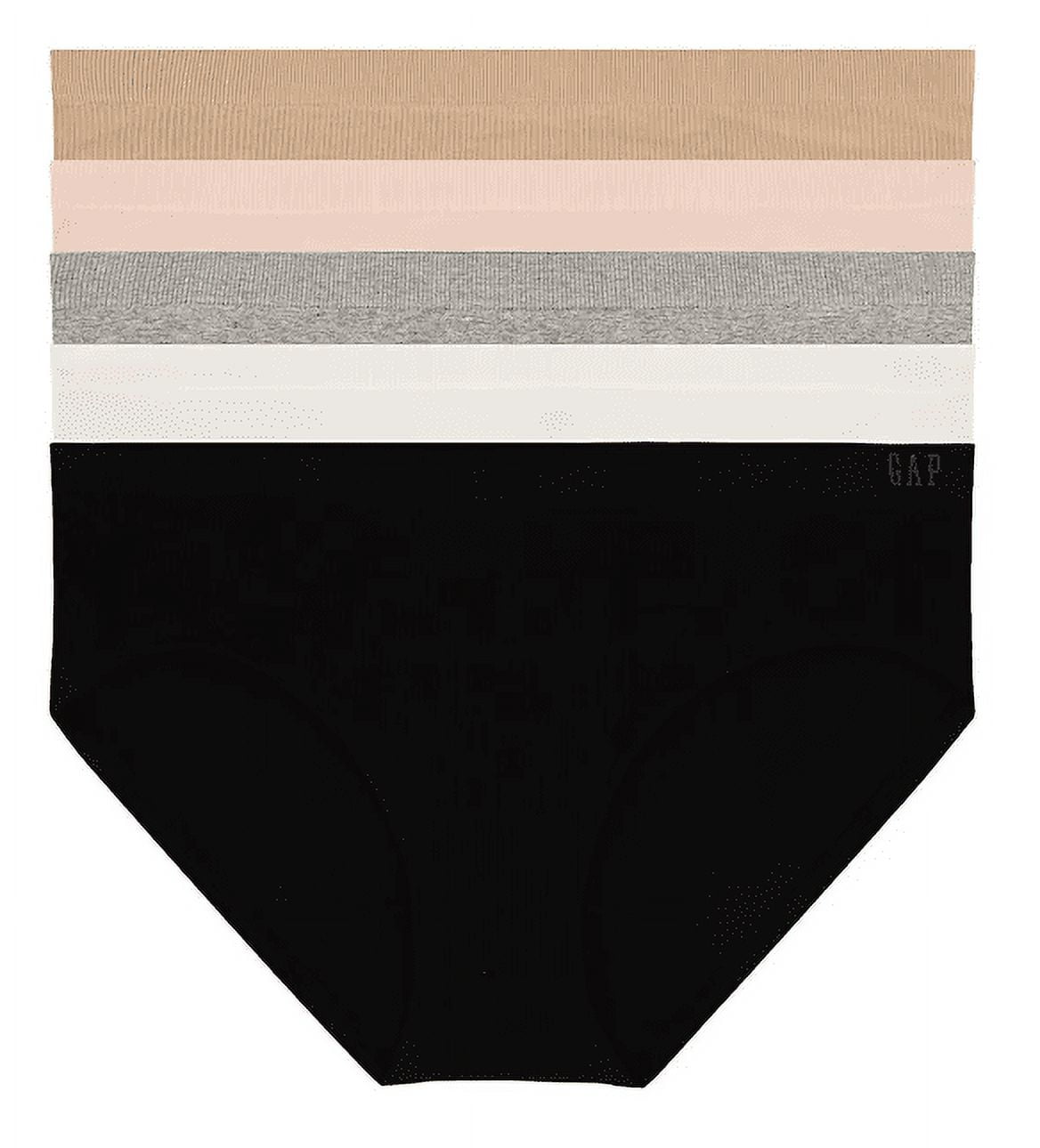 GapBody Ladies 5pk Seamless Bikini Hipster Underwear XL - Walmart.com