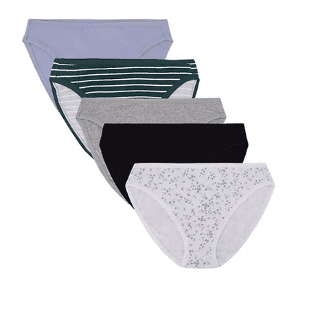 GapBody Women's 5-Pack Organic Cotton Stretch Bikini - Walmart.com