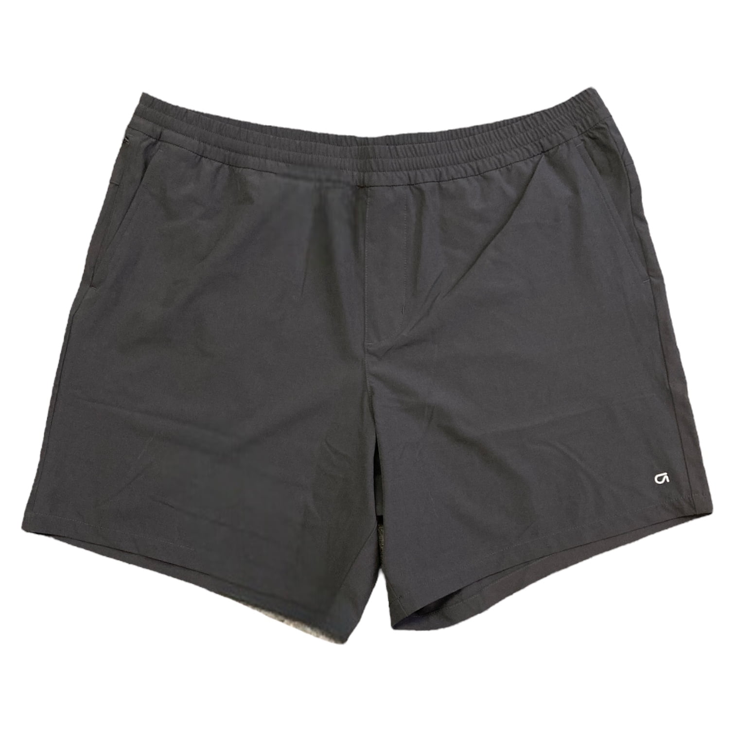 GapFit Men's Moisture Wicking Quick Dry Secure Zipper Pocket Movement Short (True Black, XXL ...