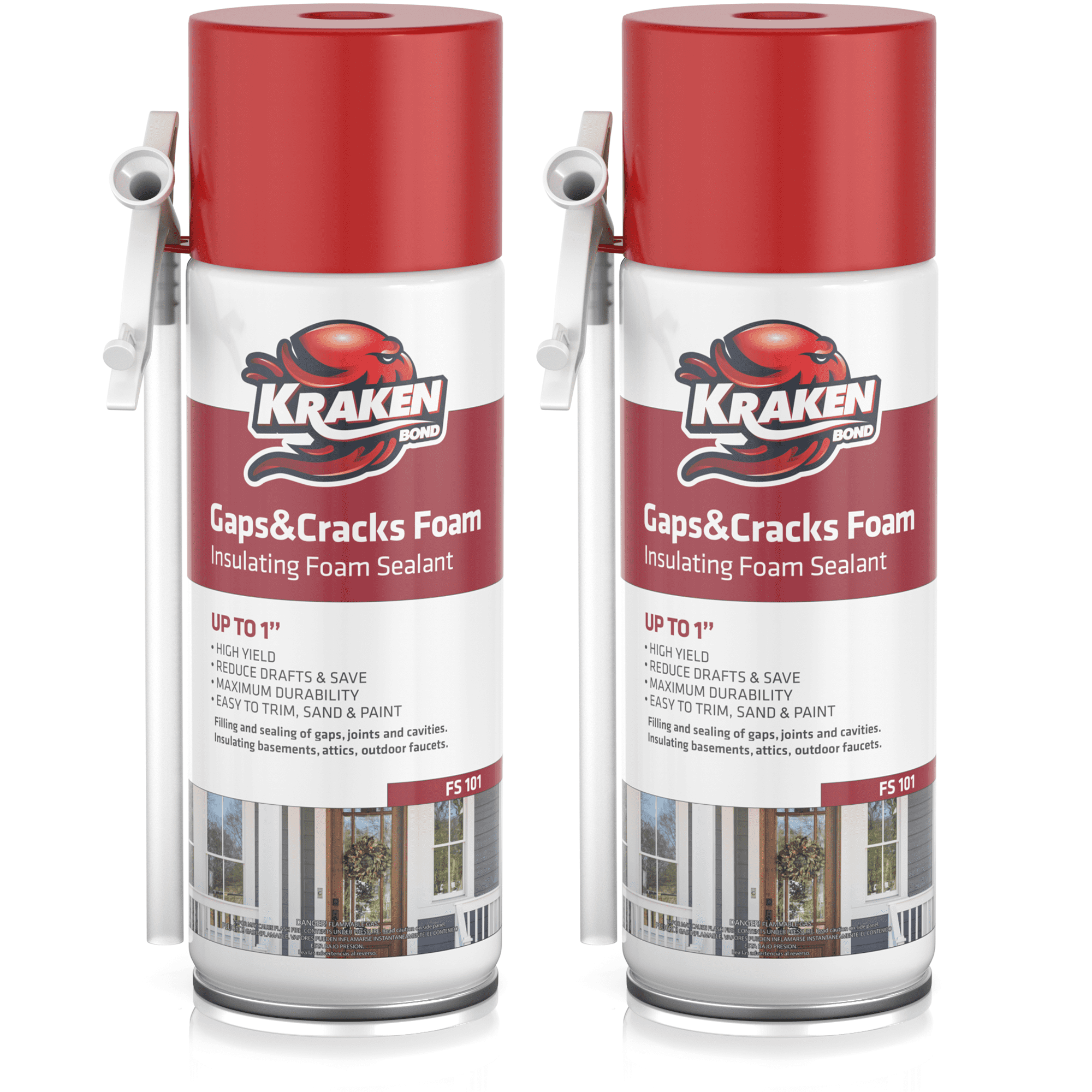 Kraken Bond Gaps & Cracks Filler Straw Foam, Insulating Foam Sealant ...