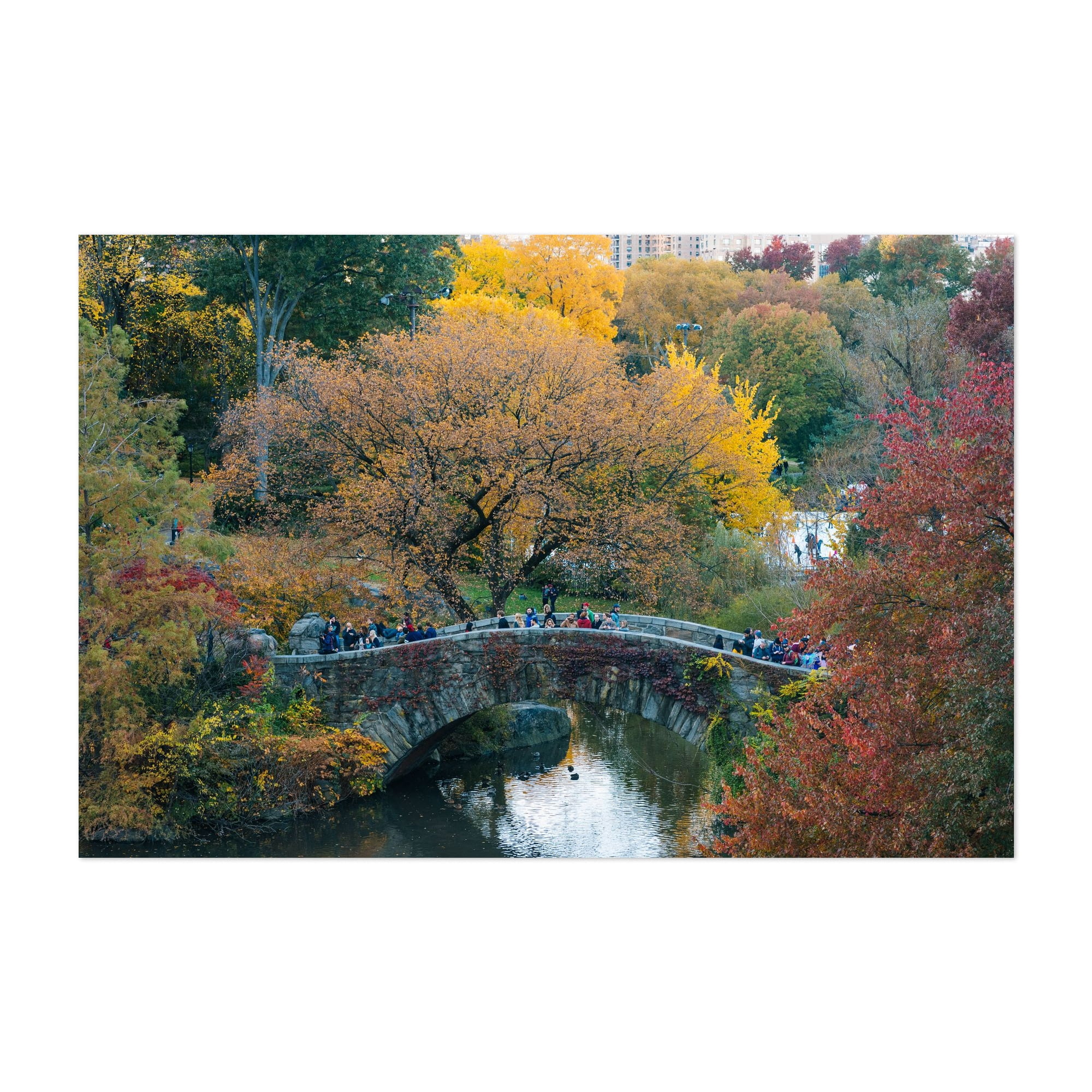 Gapstow Bridge 02 - Manhattan New York Photography Unframed Wall Art ...