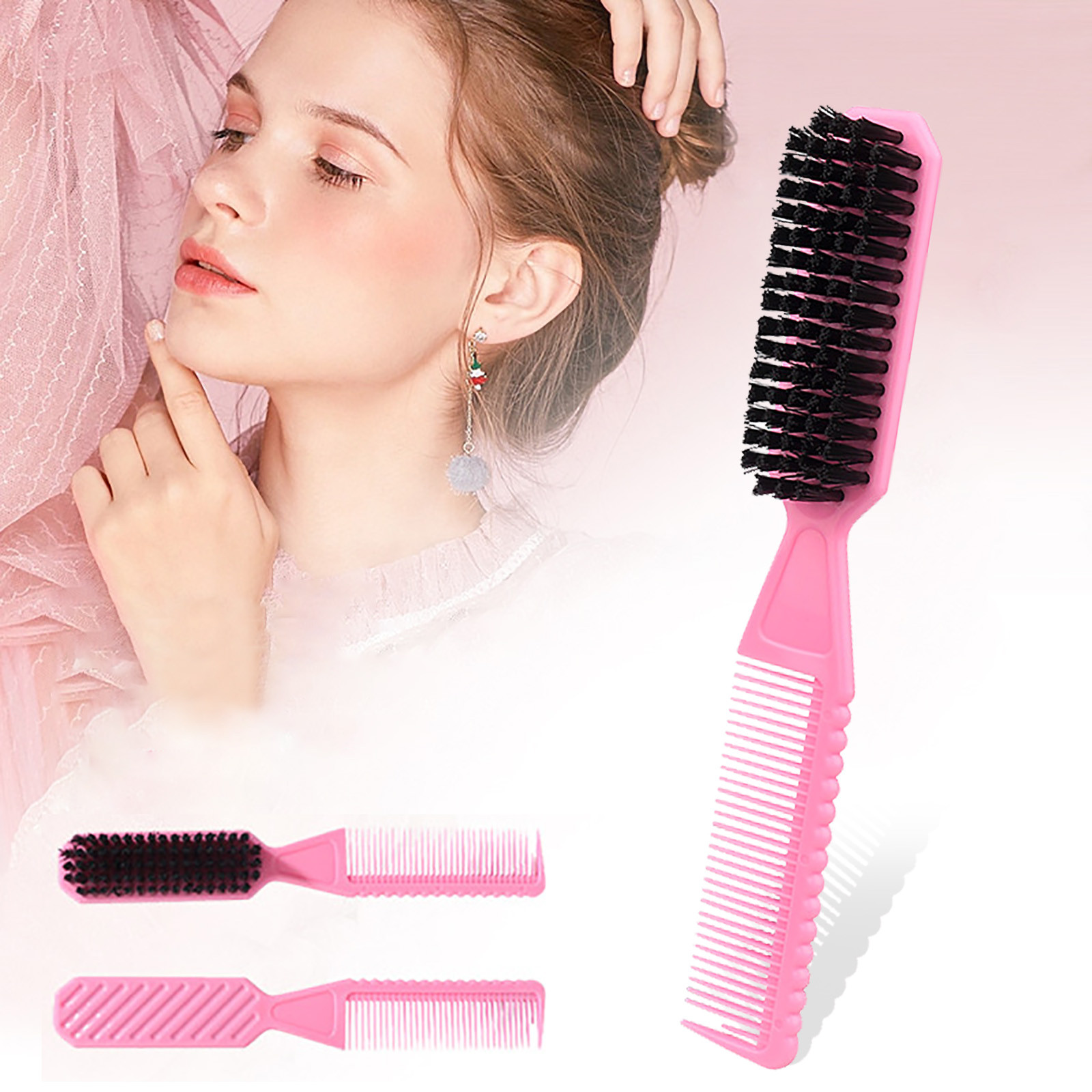 Gaqring 2 In 1 Retro Neck Duster Broken Removes Comb Brush Fiting For ...