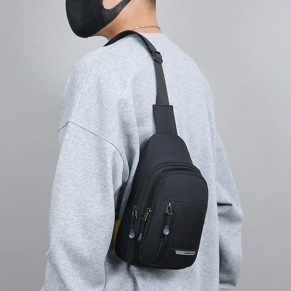 Gaqring Crossbody Sling Bag for Men Women, Casual Shoulder Chest Bag ...