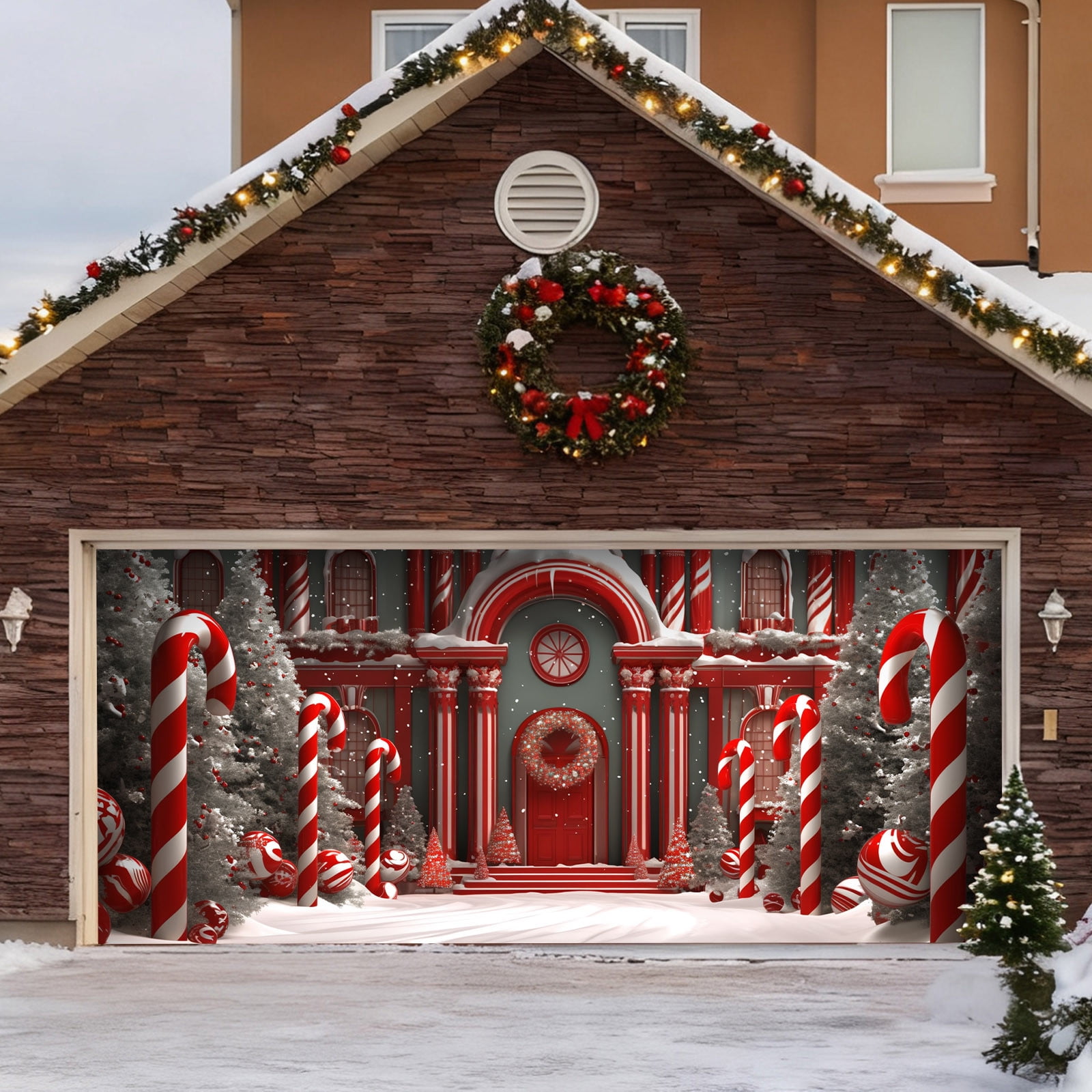 Garage Banner for Holiday Decorations, Festive Banners for Seasonal ...