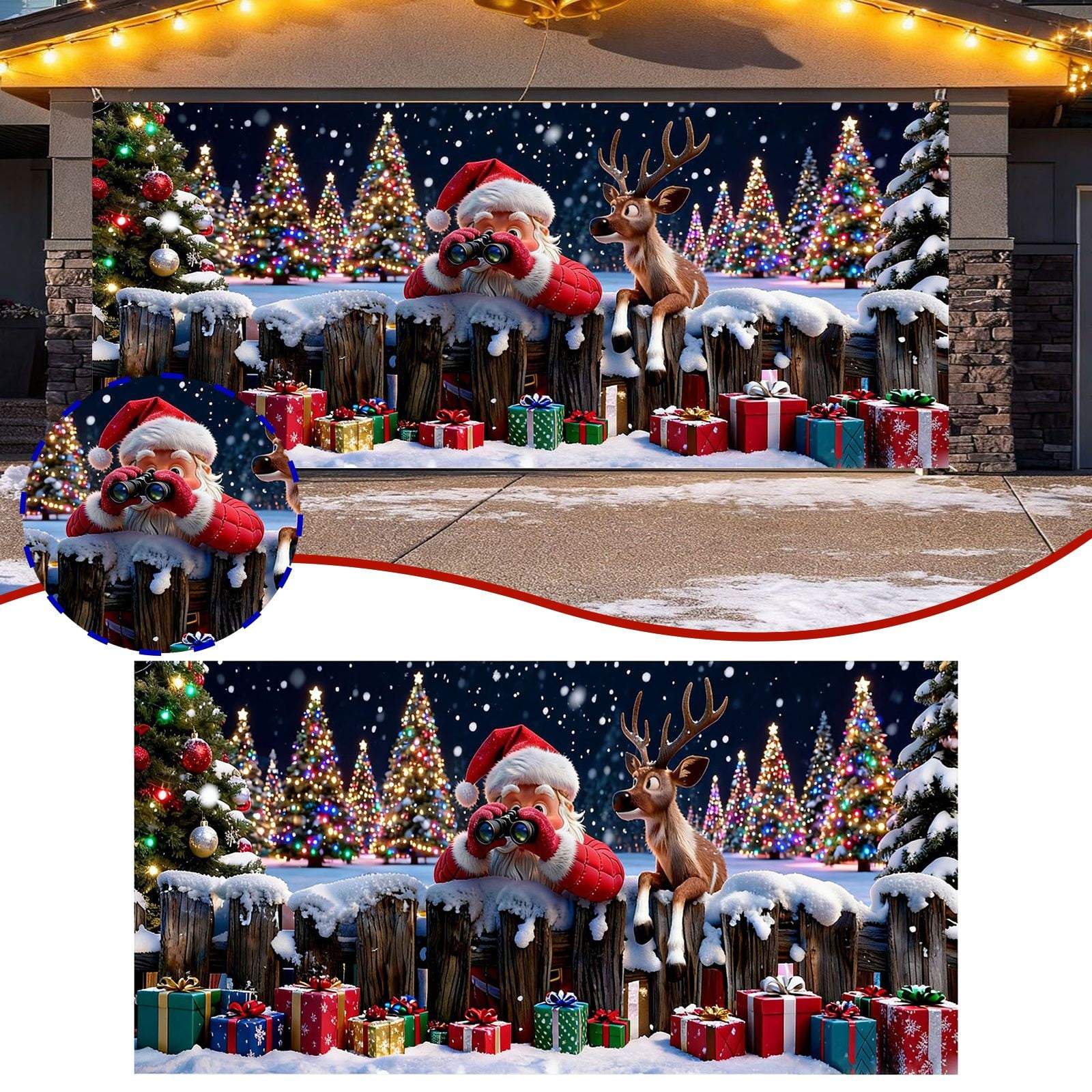 Garage Banners Featuring Festive Patterns for a Memorable Home ...