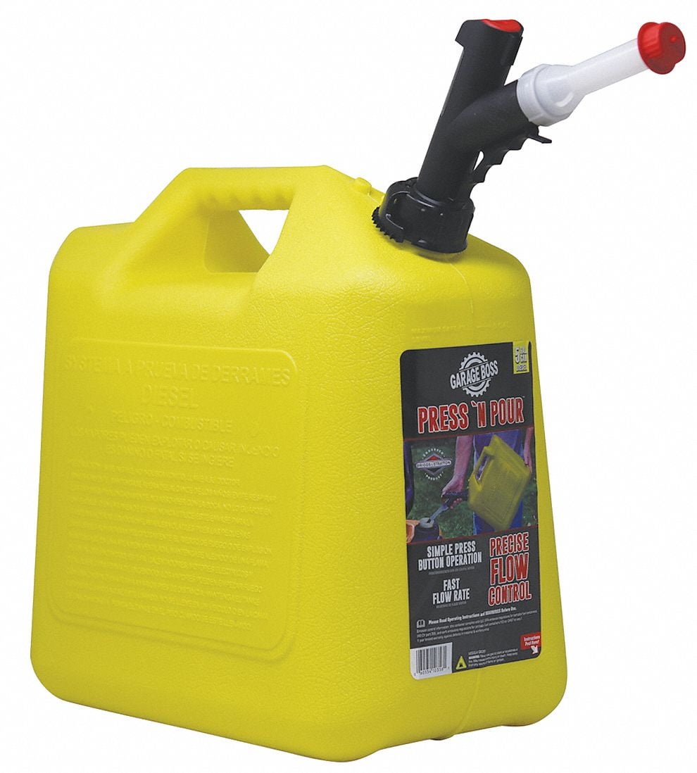 Garage Boss Diesel Fuel Can - 5 Gallon Capacity, GB356 - Walmart.com