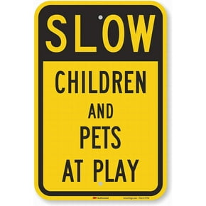 Children At Play Safety Signs